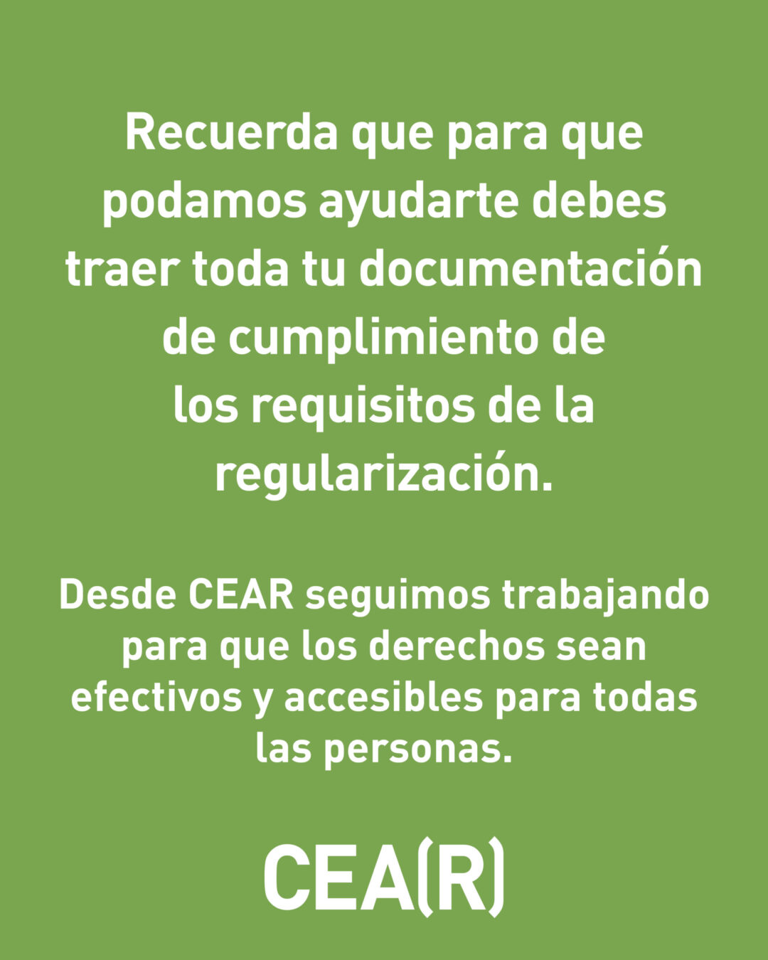 Regularización extraordinaria de personas migrantes: toda la ...